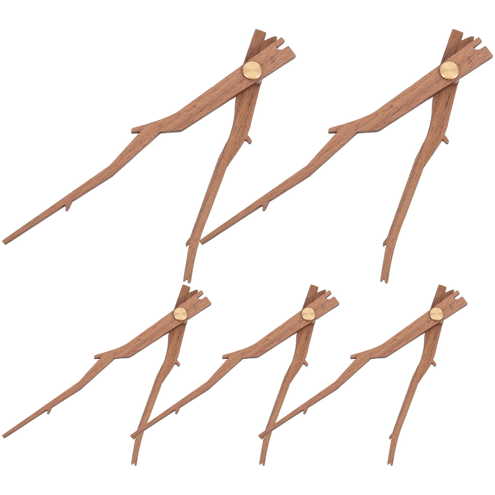 5 Sets Wooden DIY Clock Pointers Wall Clock Pointers Replacement Clock ...