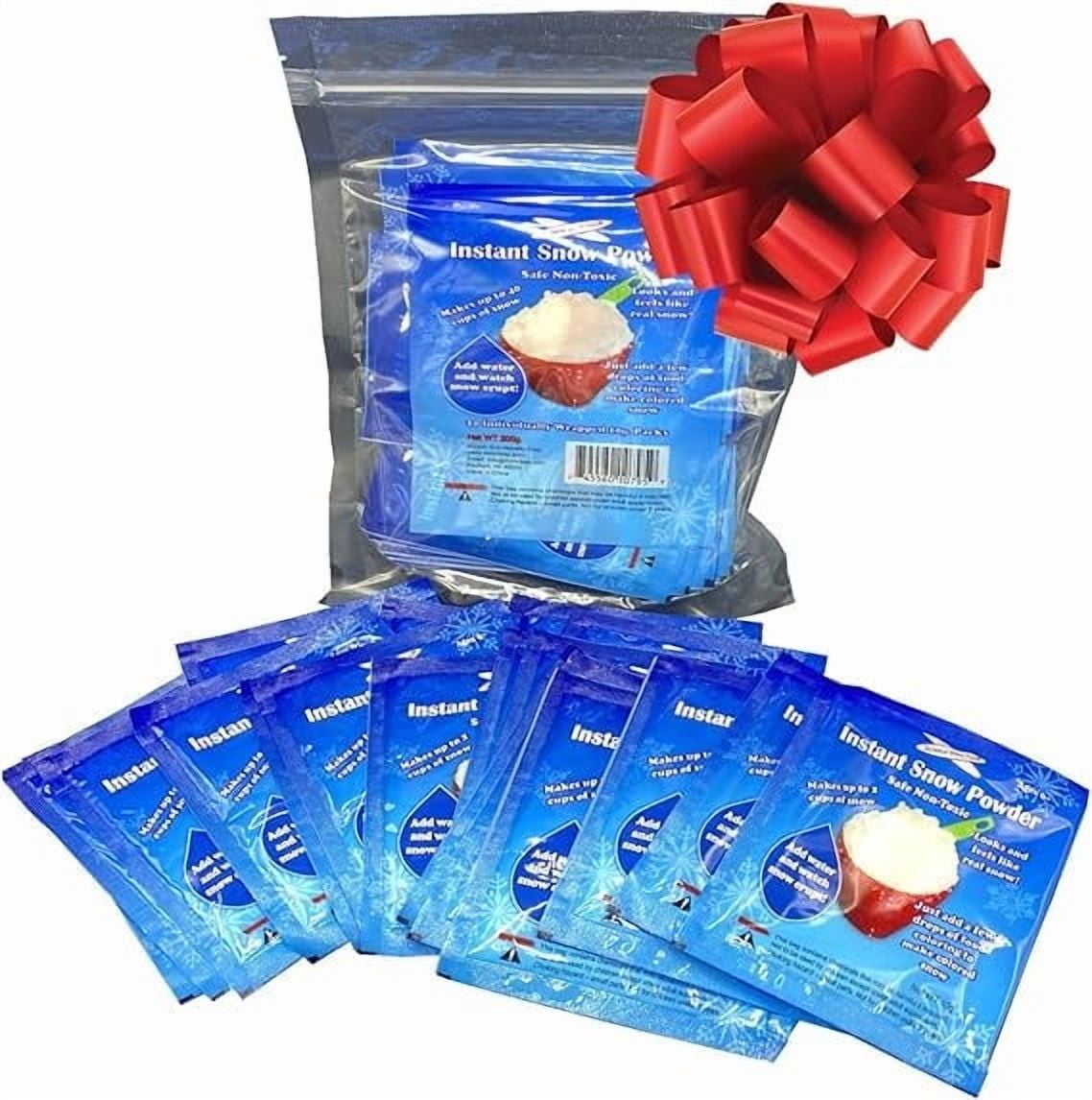5 Sets of 20 Packs (10g Each) Instant Snow Powder – Create a Winter ...