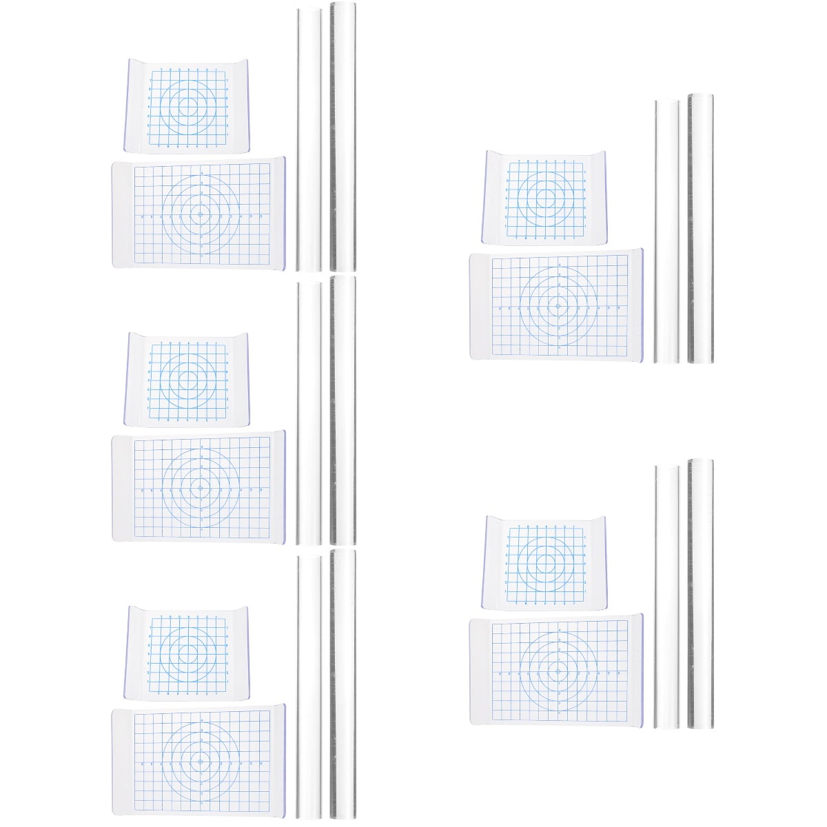 5 Sets of Acrylic Clay Pressing Plates Acrylic Sheet DIY Sculpting ...