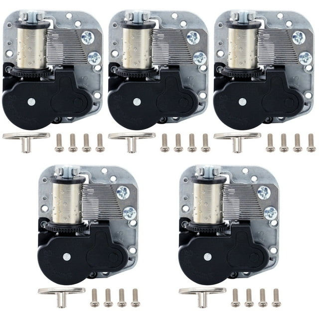 5 Sets of Musical Mechanism Movement DIY Music Box Replacement ...