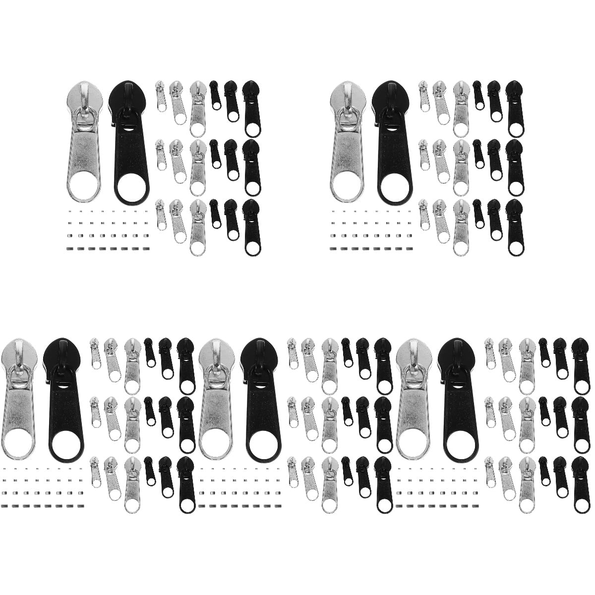 5 Sets of Professional Zipper Pullers Universal Zipper Heads Suitcase ...