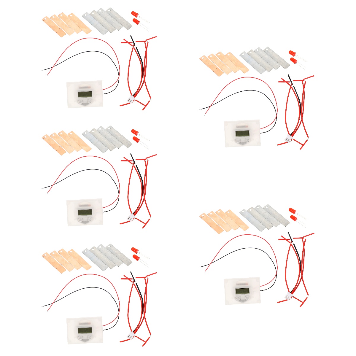 5 Sets of Scientific Experiment Fruit Battery Student DIY Fruit Battery ...