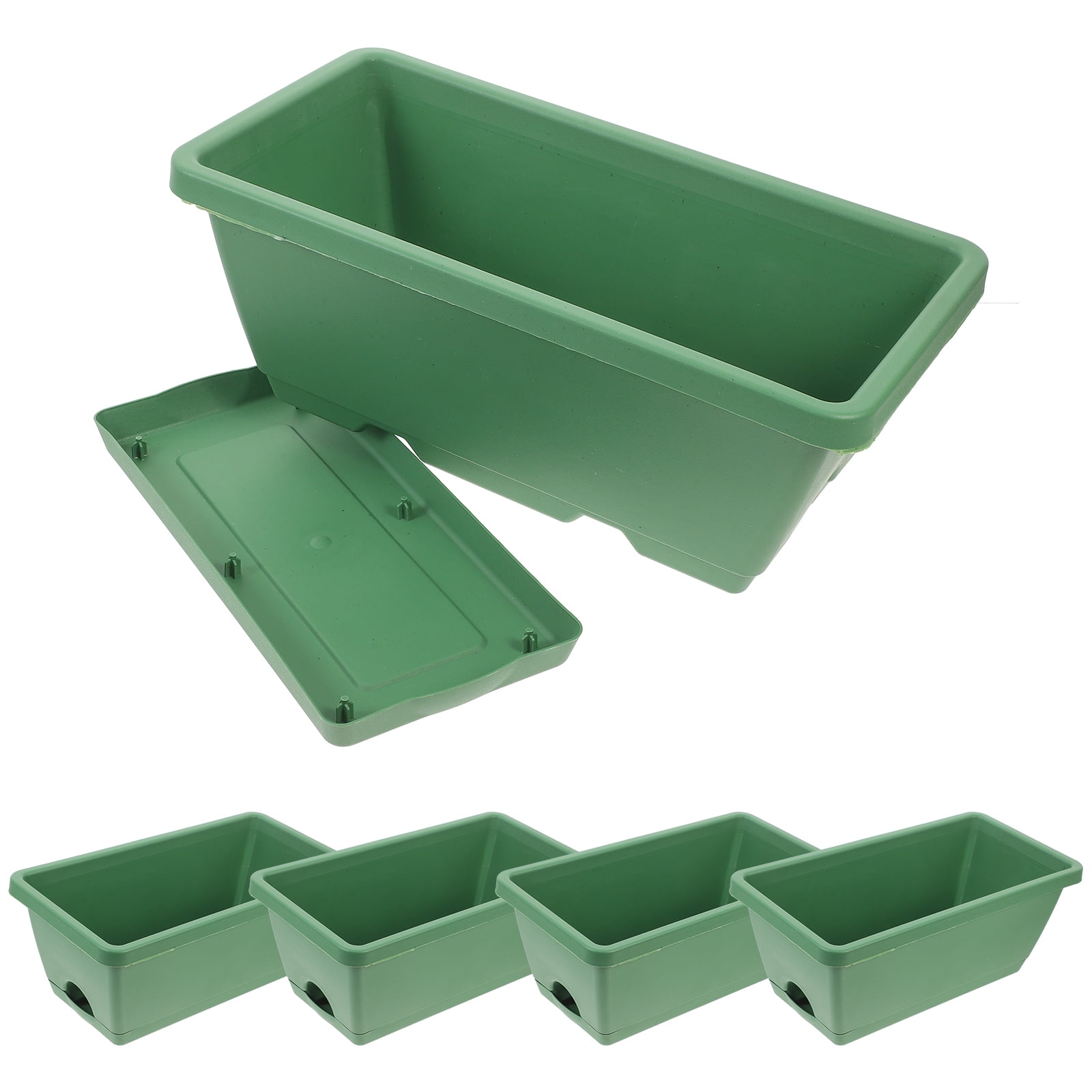 5 Sets of Vegetable Growing Box Thicken Flower Planting Containers ...