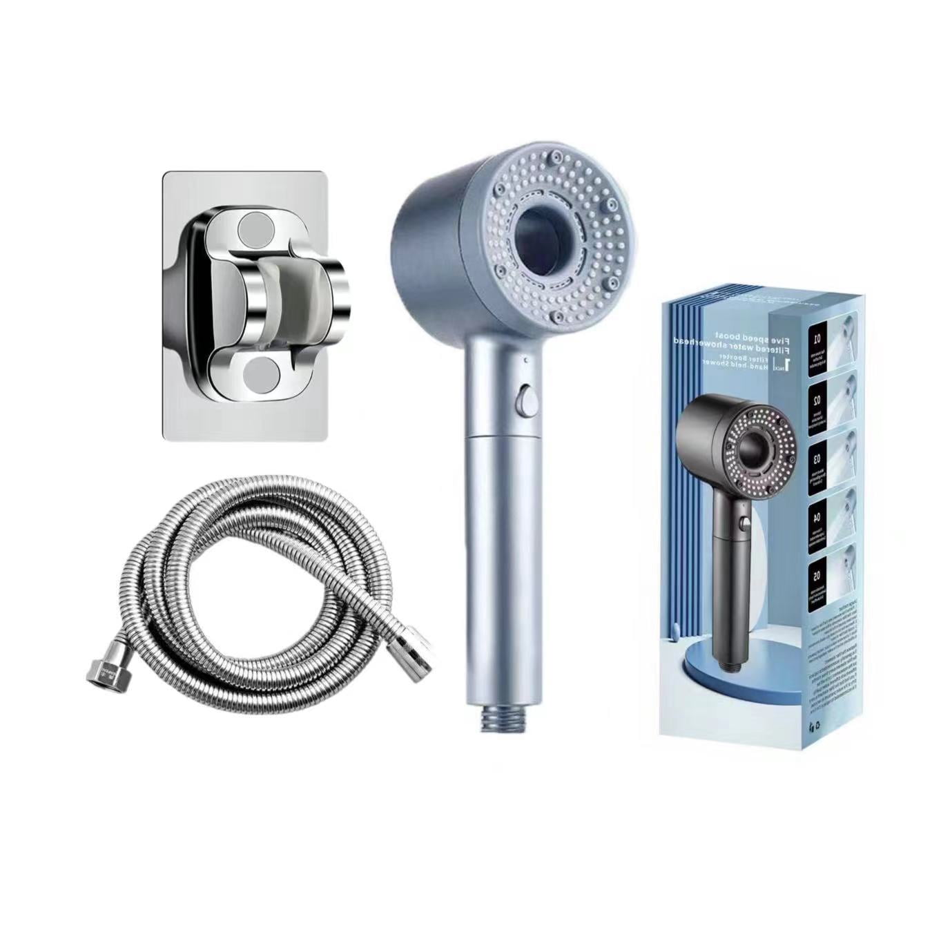 5-Setting Shower Head with Handheld, High Pressure Shower Heads with ...
