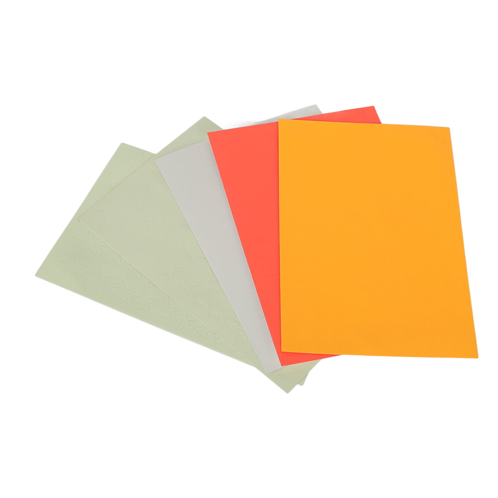 5 Sheet Star Shaped Luminous Nail Art Stickers Self Adhesive Bedroom ...