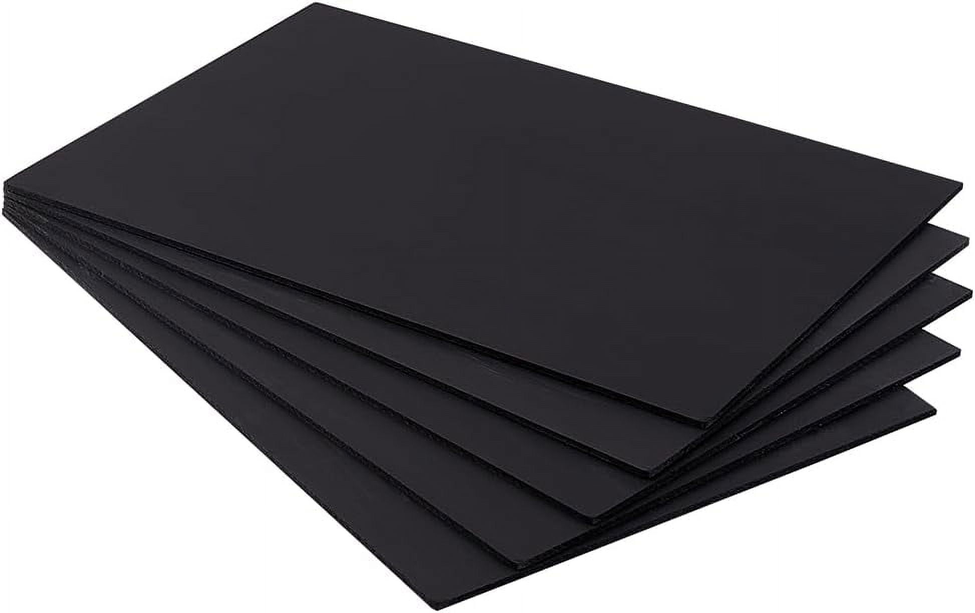 5 Sheets 3mm Black Foam Boards A4 Black Foam Rubber Sand Table Model ...
