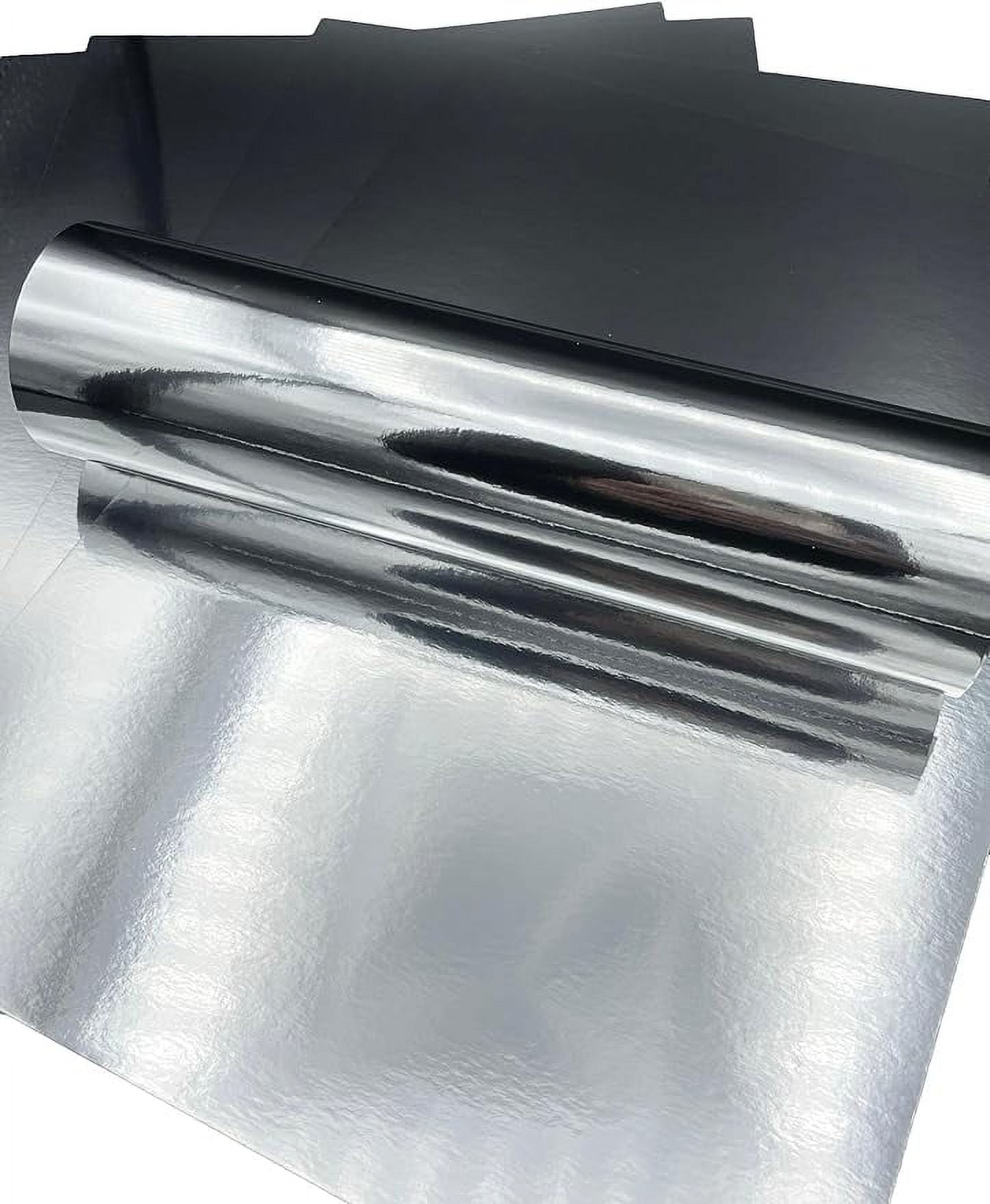 5 Sheets A4 Silver Premium Mirror Card Double Sided 280gsm / 103lbs ...