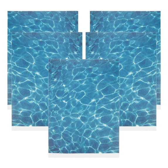 5 Sheets Diorama Water Fake Lake Paper Simulated Texture Sticker Office ...