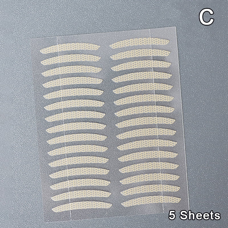 5 Sheets Invisible Double Eyelid Tape Transparent Self Adhesive Natural ...