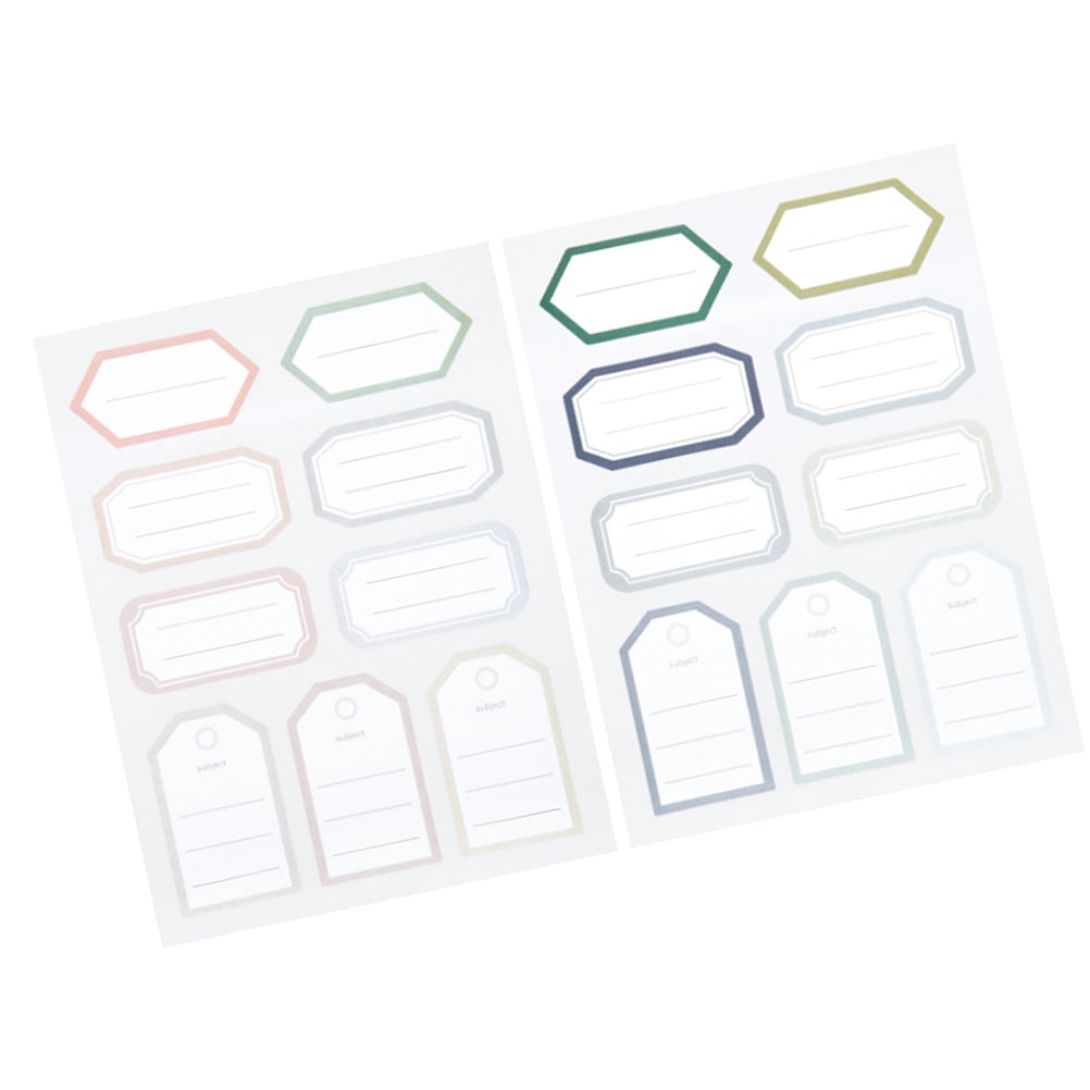 5 Sheets Labels Stickers Para Acrilicas for Containers Home ...