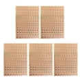 5 Sheets Letter Sticker Alphabet Sticker Adhesive Copper Letter ...