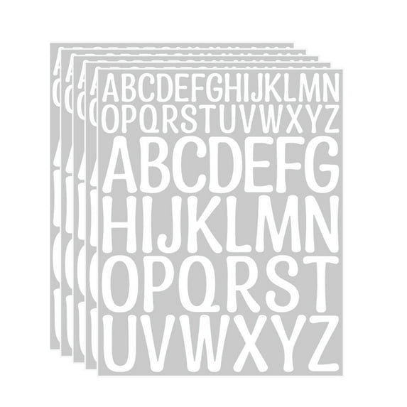 5 Sheets Letter Sticker Alphabets Sticker Decal Reward Sticker Letter ...