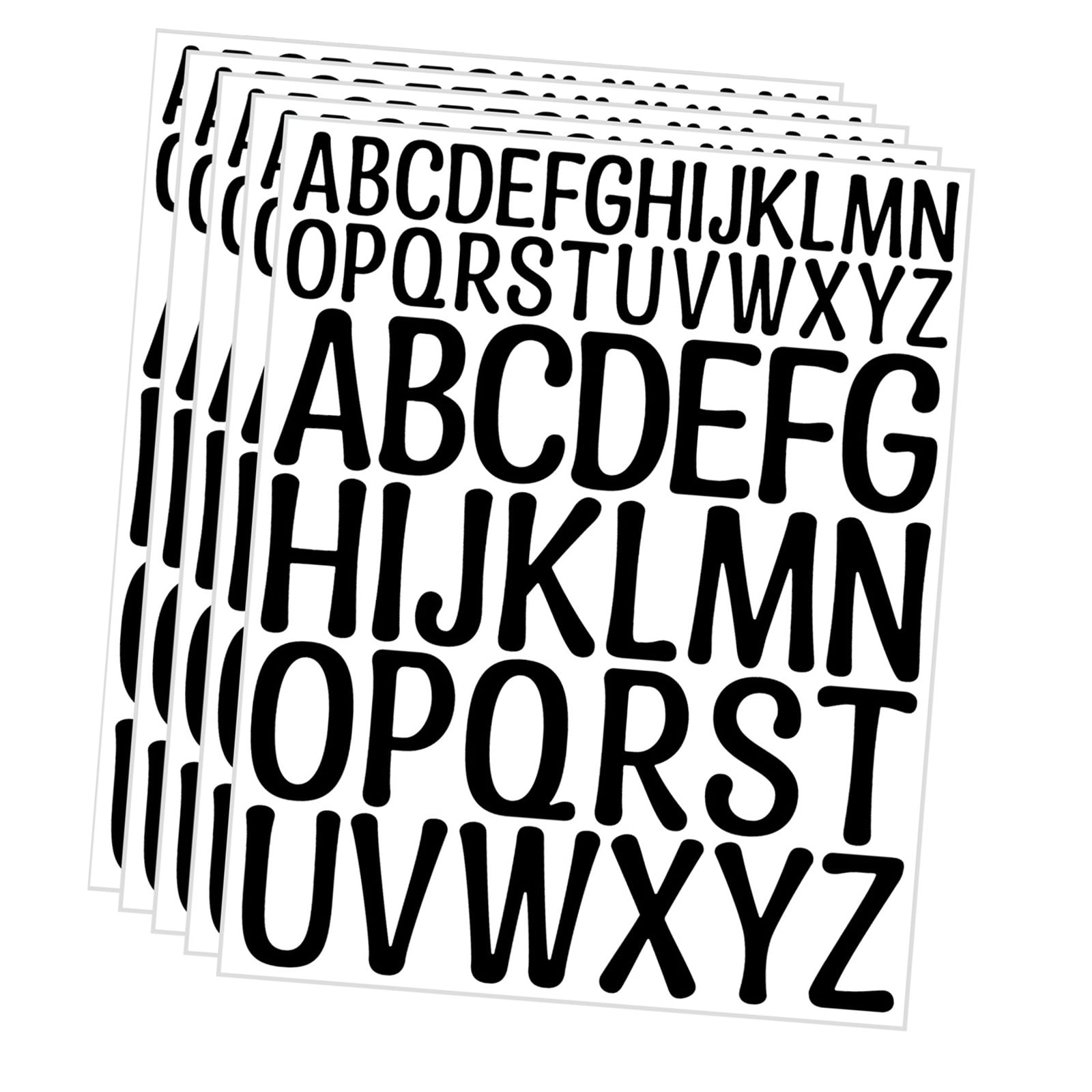 5 Sheets Letter Sticker Reward Sticker Scrapbooking Sticker Letter ...