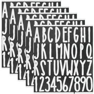 Permanent Adhesive Vinyl Numbers, 6", Gothic - Walmart.com