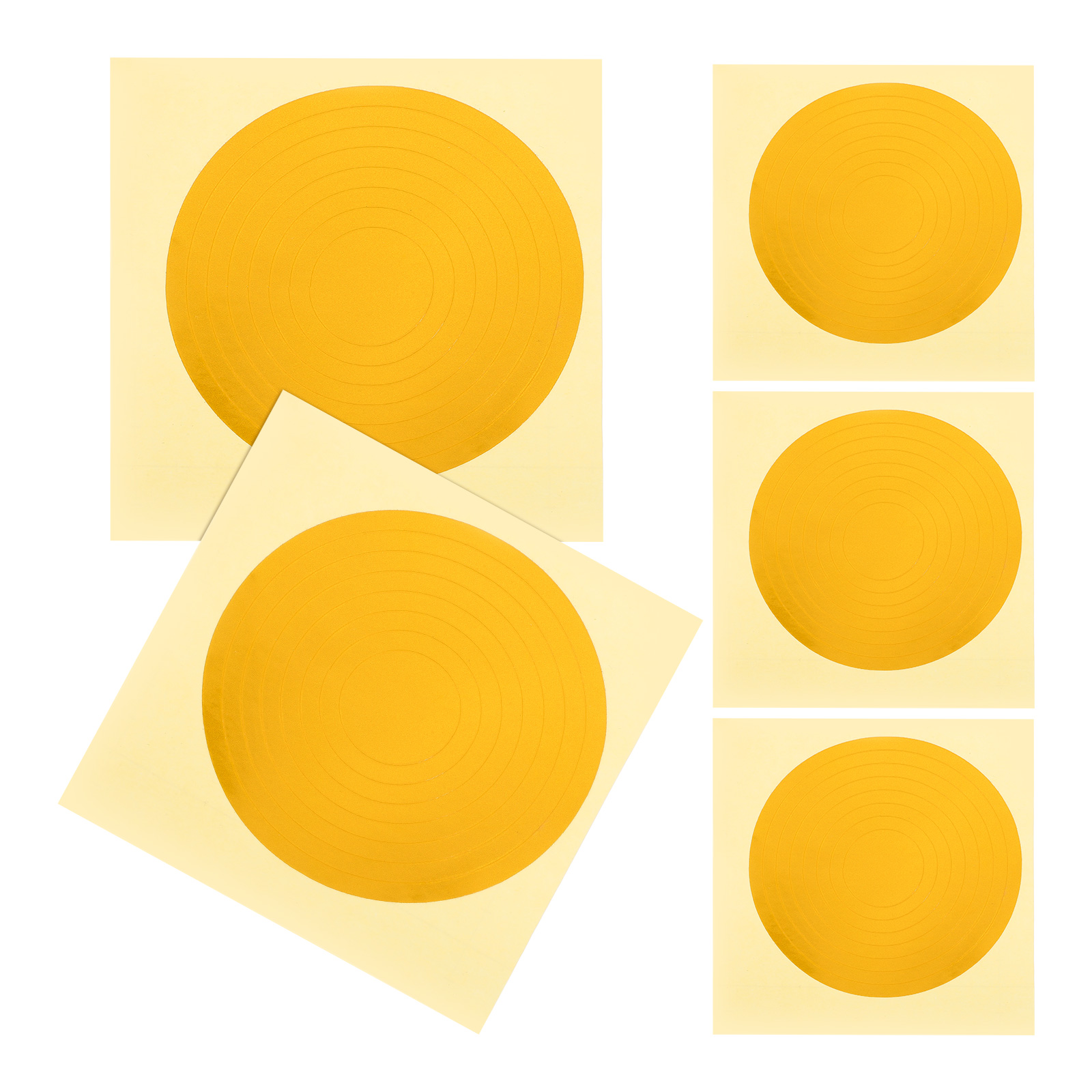 5 Sheets Pressure Gauge Identification Sticker Pressure Gauge Indicator ...