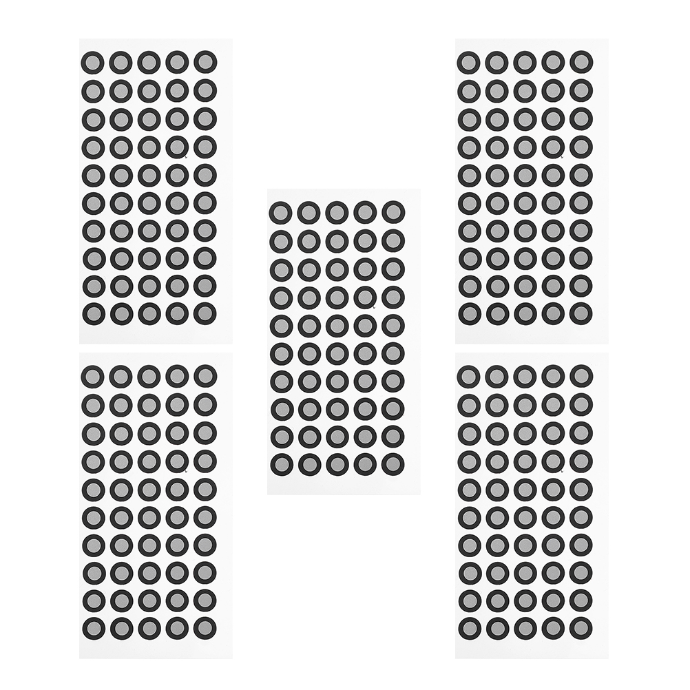 5 Sheets Scanner Reflective Film Marking Point Dot Marker Expo Markers ...