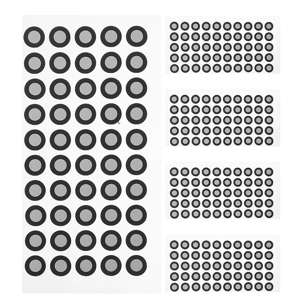 5 Sheets Scanner Reflective Film Sticker Logo Stickers 3d Markers ...