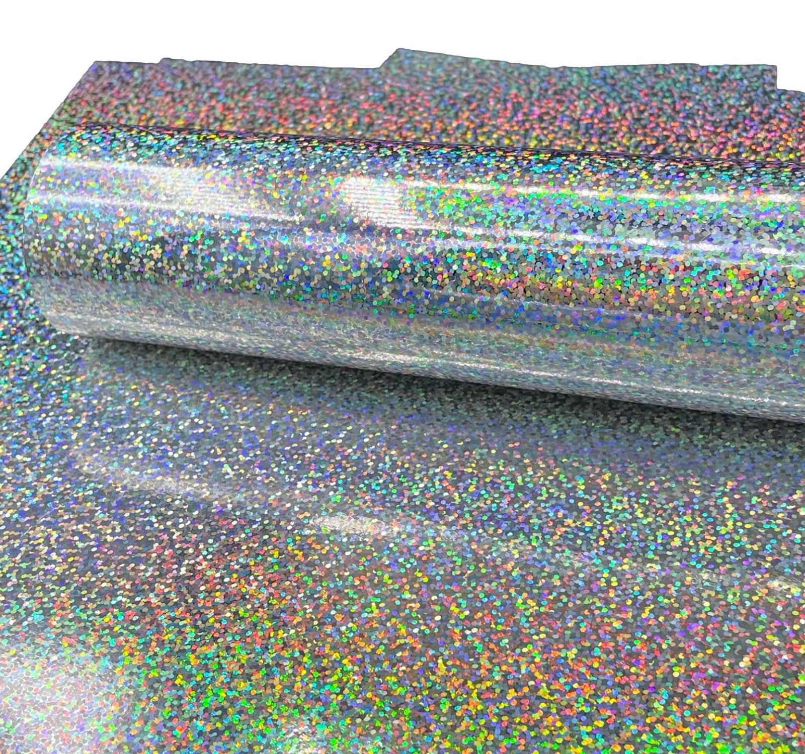 5 Sheets Silver A4 Premium Holographic Confetti Effect Card Single ...