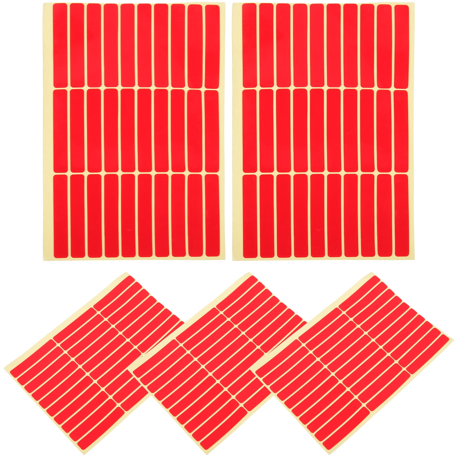 5 Sheets Transparent Double-sided Tape Nail Display Tapes Art Shelves ...