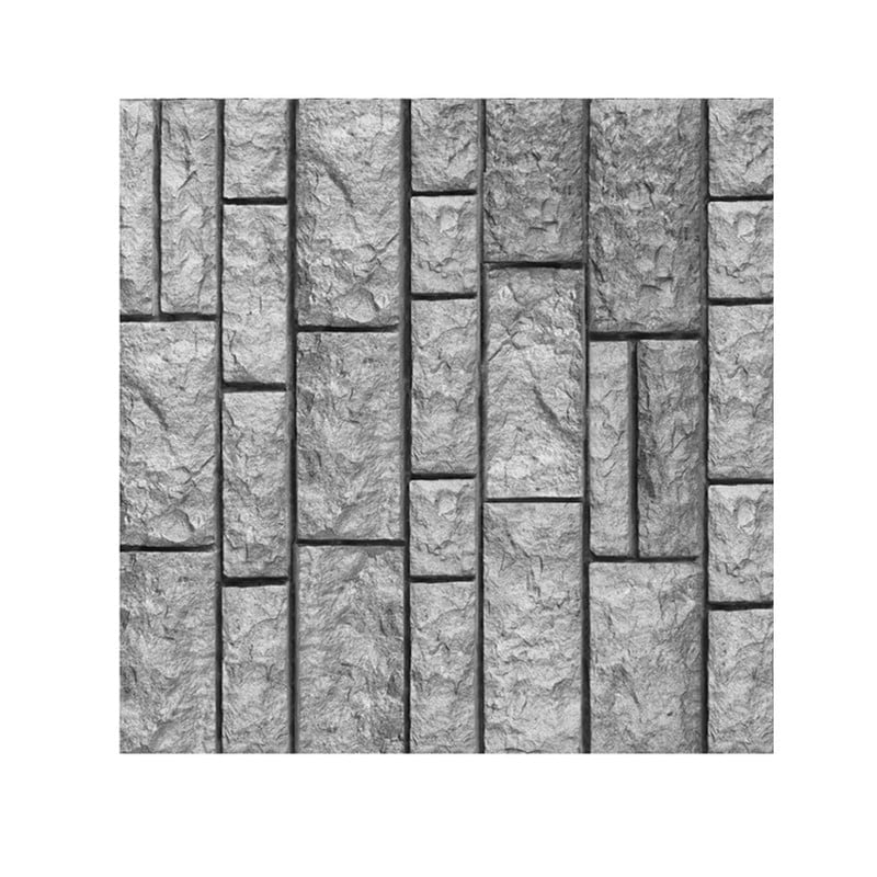 5 Sheets Wallpaper 12"x12" Gray Bricks Tile Stickers Waterproof Self ...