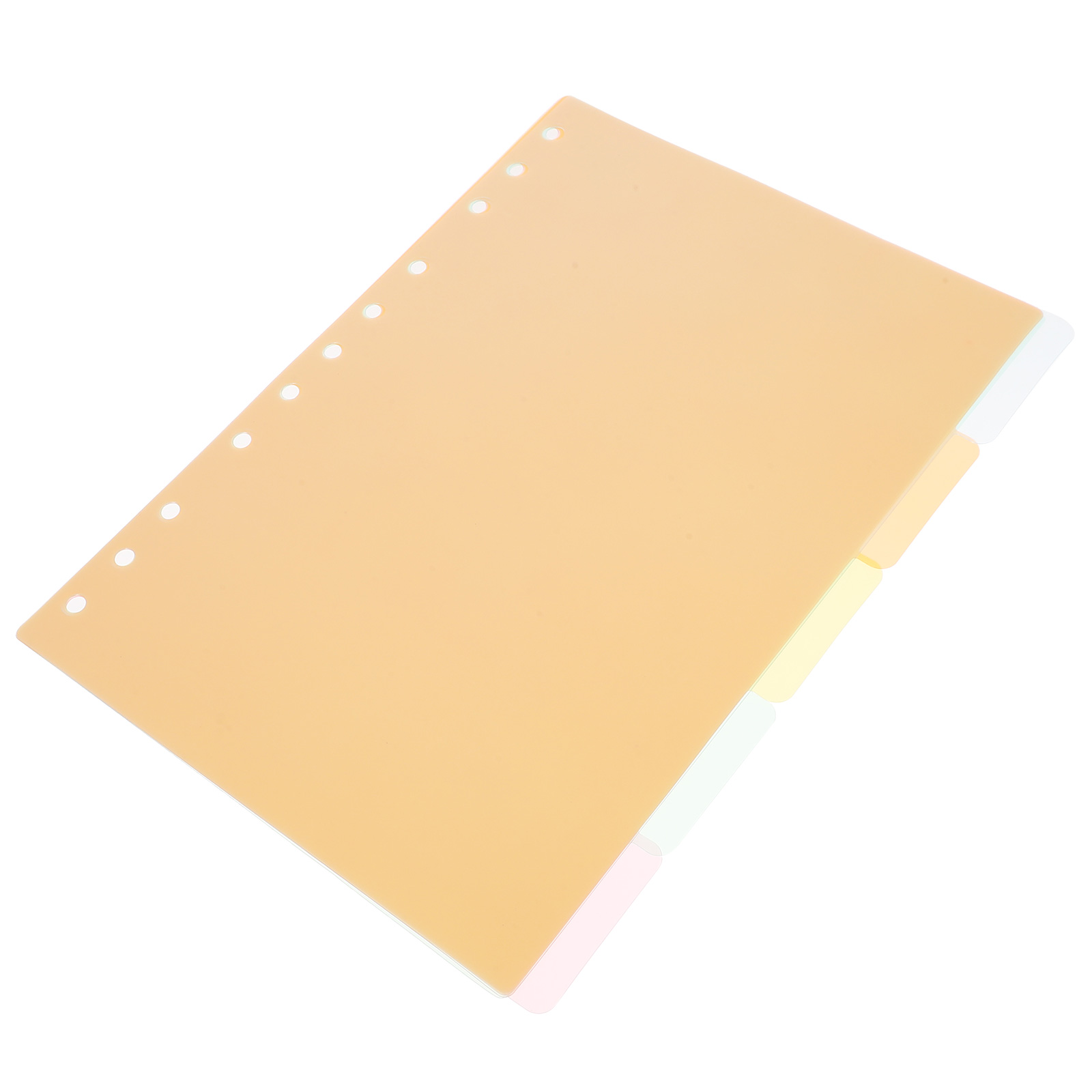 5 Sheets of Versatile File Dividers Bookmark Plastic Dividers Loose ...
