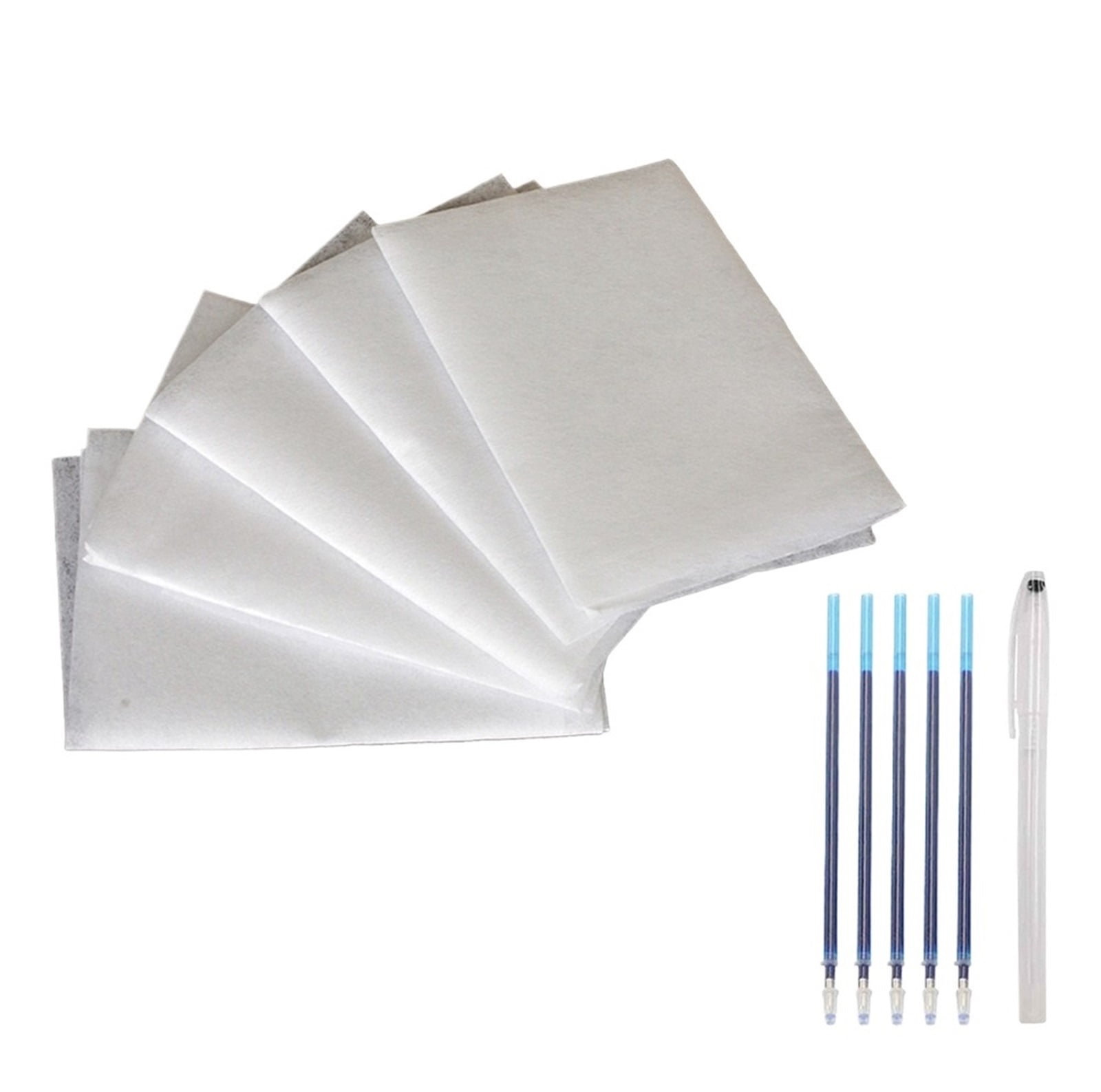 5 Sheets of Water Soluble Embroidery Stabilizer Tracing Paper - Walmart.com