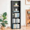 5-Shelf Bookcase/Bookshelf - Modern Book Case for Books, CDs, Movies ...