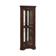 Rectangular 4-shelf Curio Cabinet White and Clear - Walmart.com