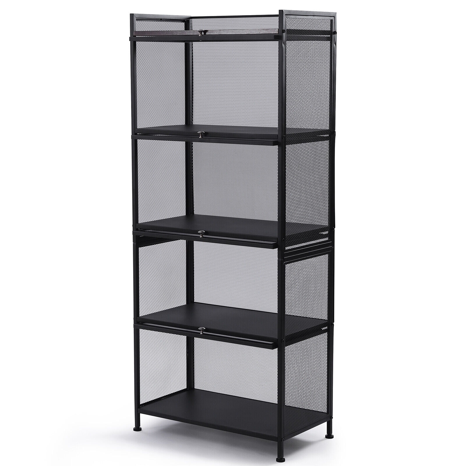 5 Shelf Metal Shelves or Storage Kitchen Pantry Shelves 270lbs Storage ...