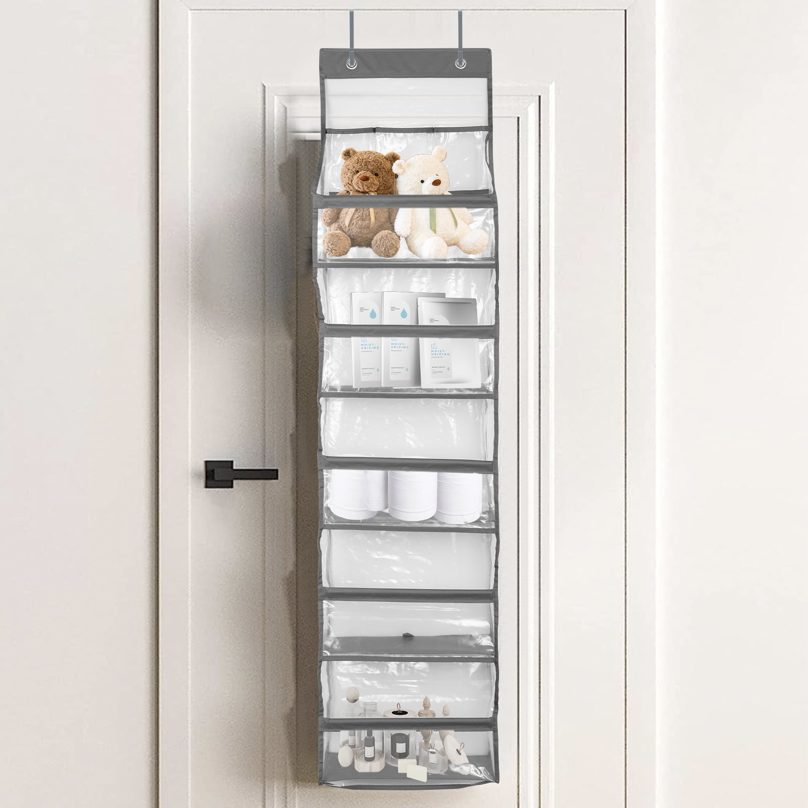 5-Shelf Over the Door Organizer Large Capacity Hanging Door Organizer ...