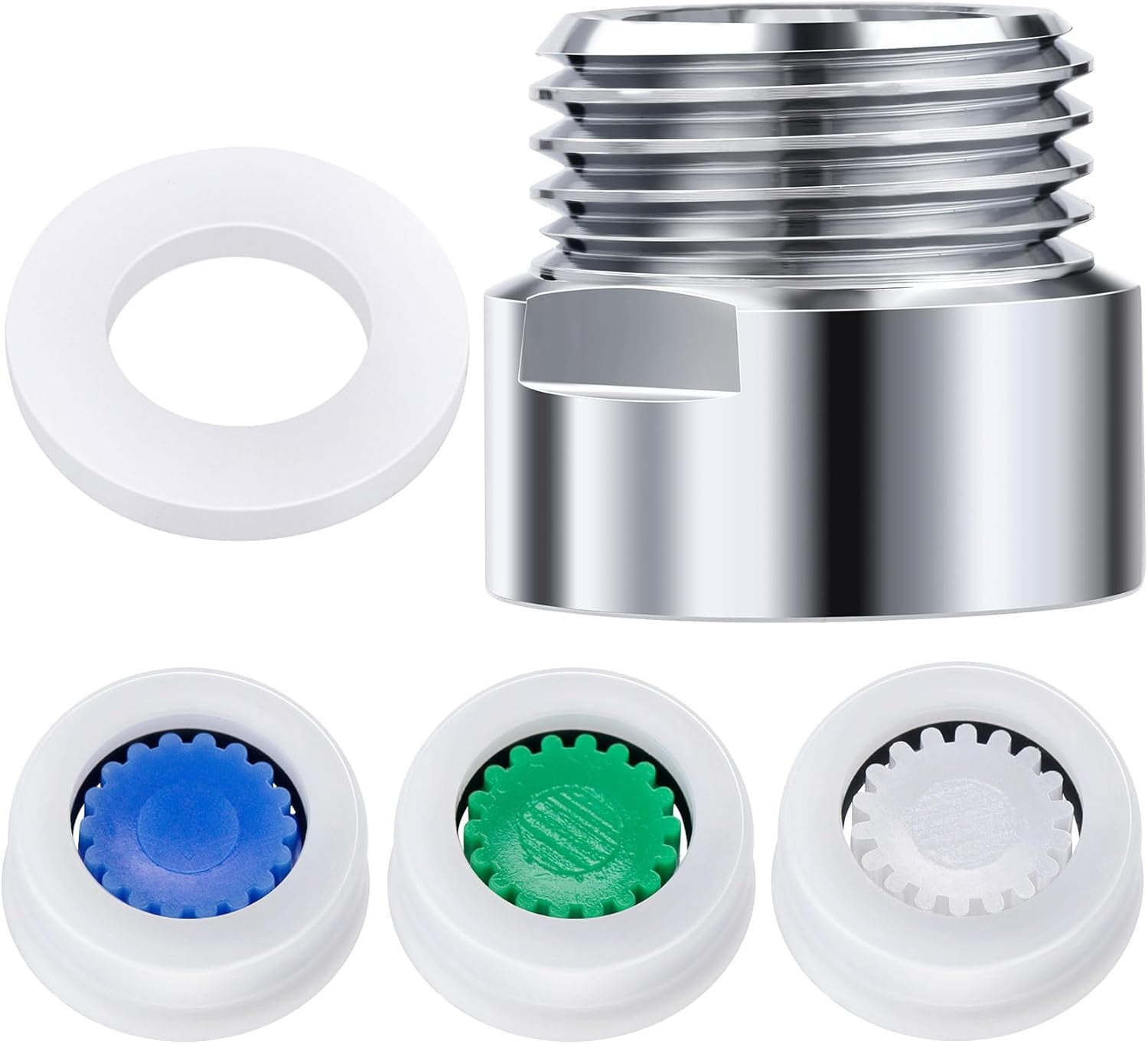 5 Shower Flow Reducer Limiter Set, gpm 1.5 2.0 2.5 Shower Head Flow ...