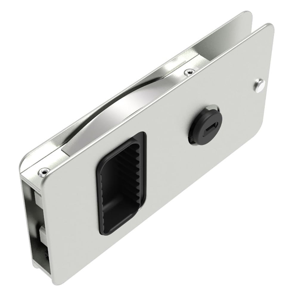 Southco Flush Sliding Door Latch - Square - Aluminum - Walmart.com