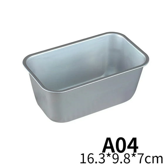 5 Size Aluminium Loaf Pan Rectangle Baking Cake Mold Bread Tin Tray Non ...