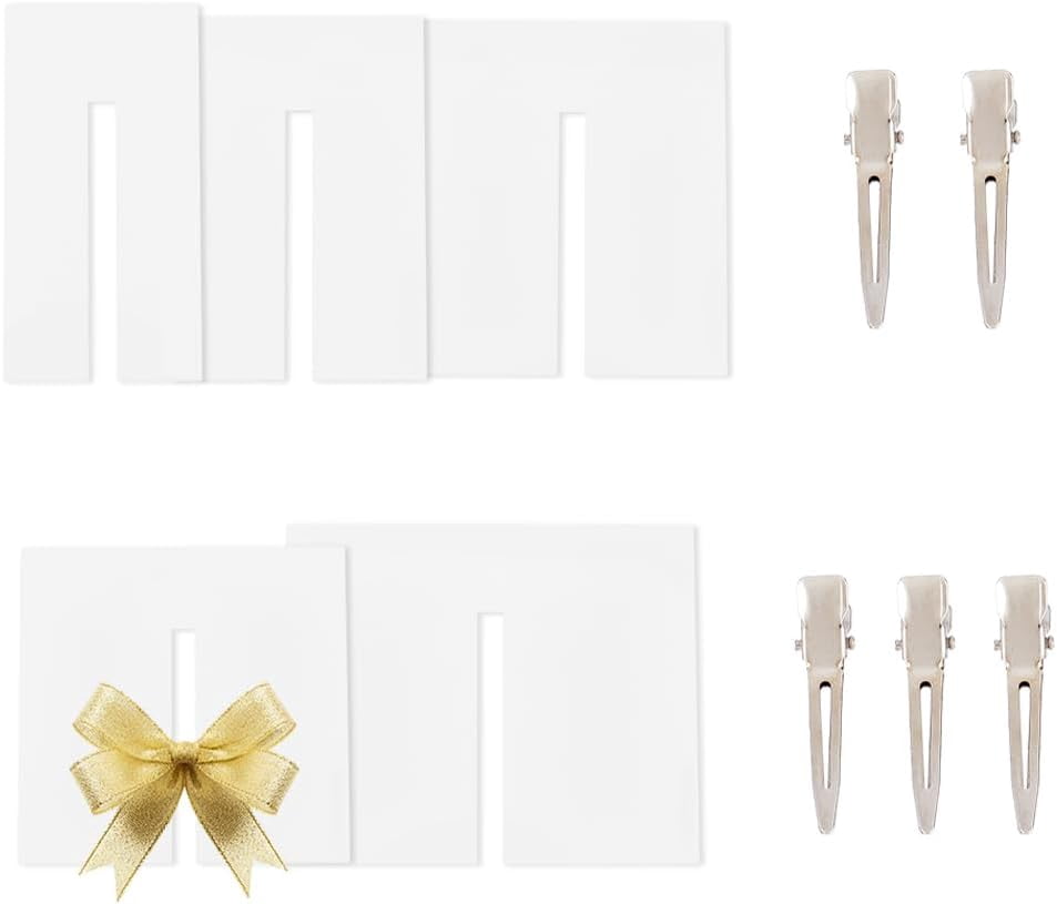 5 Sizes Bow Templates for Bow Making Acrylic Ribbon Bow Maker Boards ...