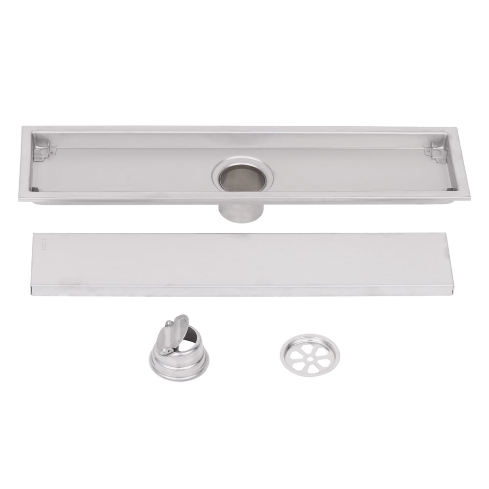 5 Sizes Chosen Tile-Matched Linear Shower Drain, Modern Linear Drain ...