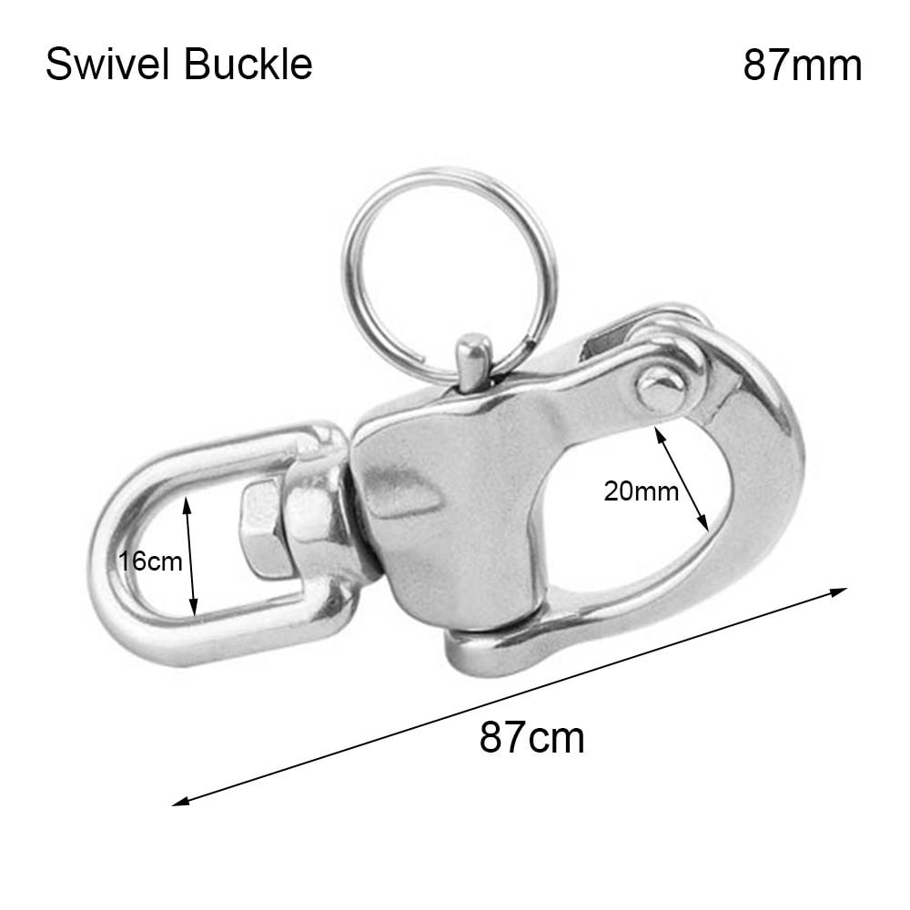 5 Sizes Outdoor Tool Quick Release Removable Keychain Belt Buckle EDC ...