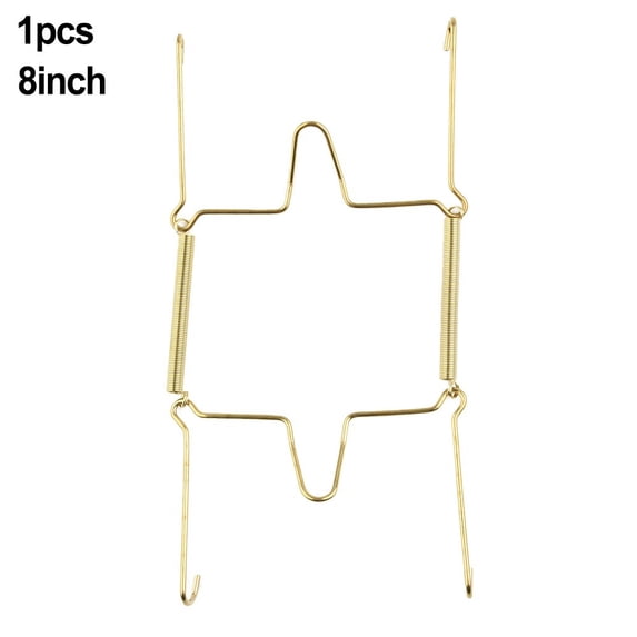5 Sizes Wall Display Invisible Dish Hangers W Type Decoration Racks ...