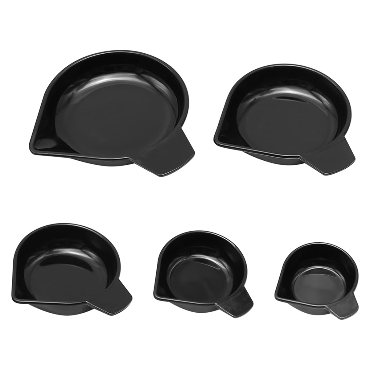 5 Sizes Weighing Powder Pans Scale Pan Narrow Spout Plastic Weighing ...