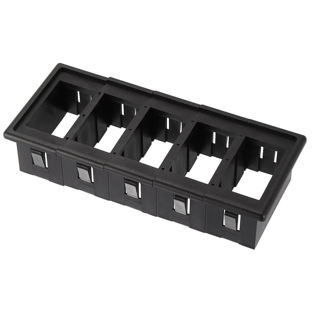 5 Slot Rocker Switch Panel Housing Holder Kit Mounting for Dash Board ...