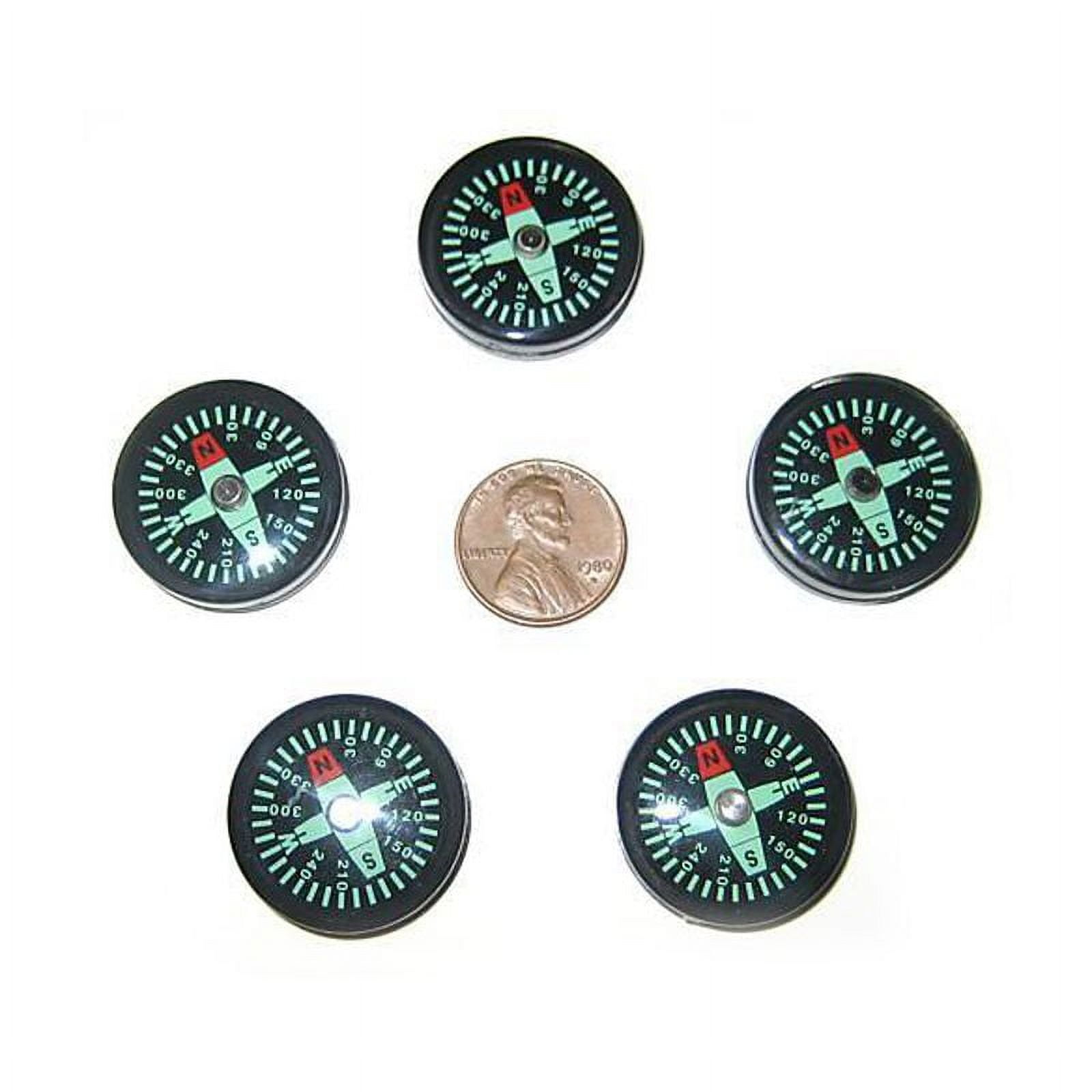 5 Small 25mm pocket button compasses! - Walmart.com