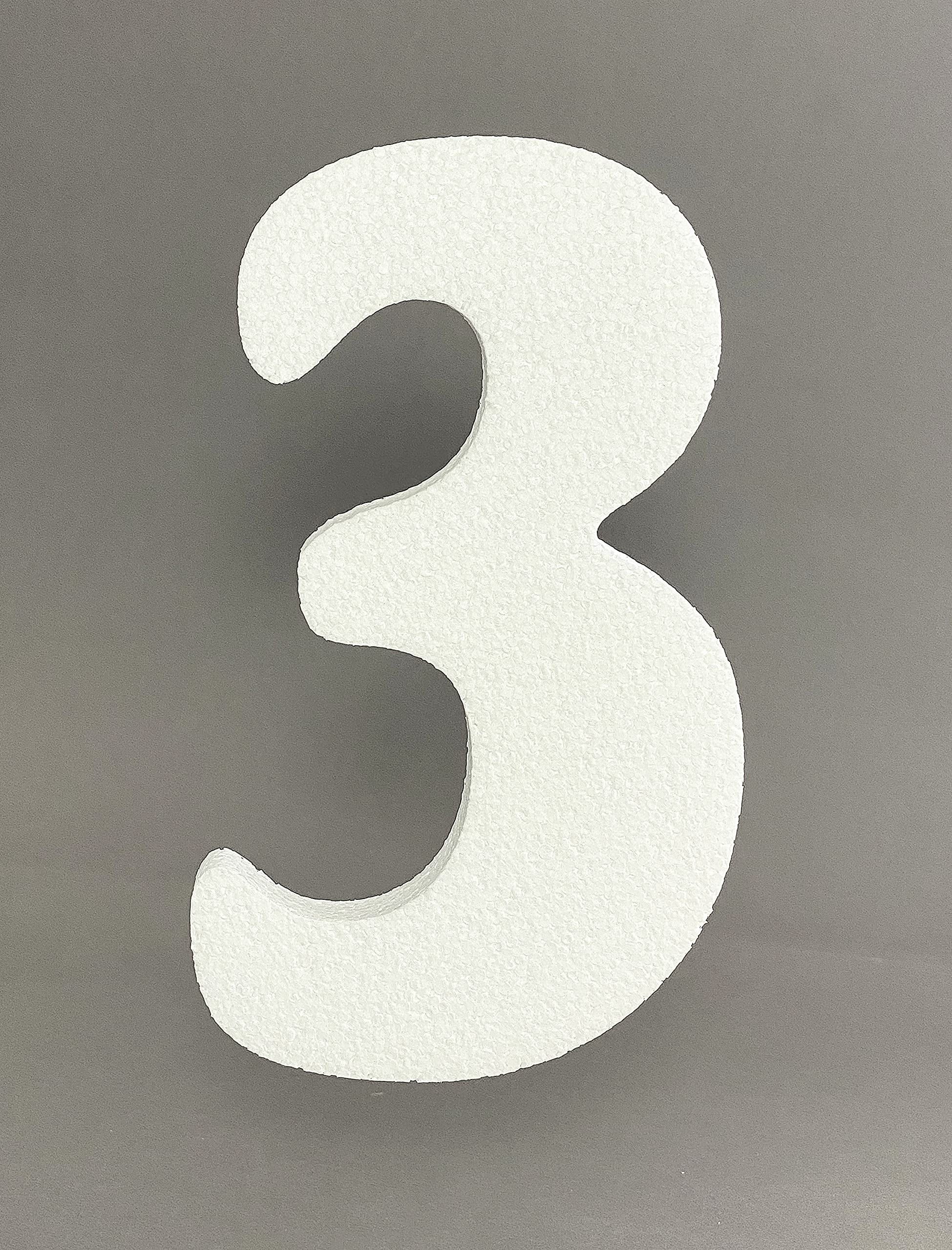 5" Smooth EPS Foam Letters Alphabet Numbers for Crafts Party Signs ...