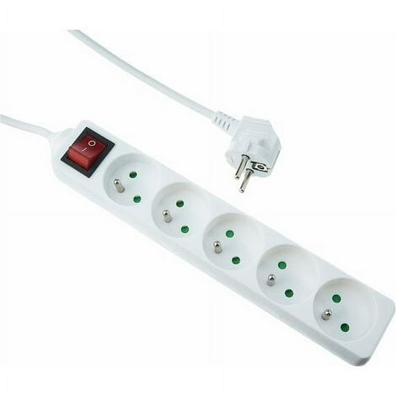 5-Socket Electric Power Strip, Multiple Socket - 5-Socket Electric ...