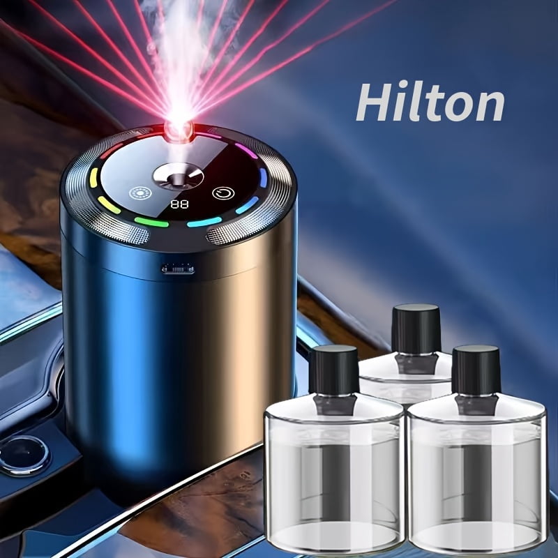 5‑Speed Adjustable Smart Car Aromatherapy Diffuser, USB Rechargeable ...