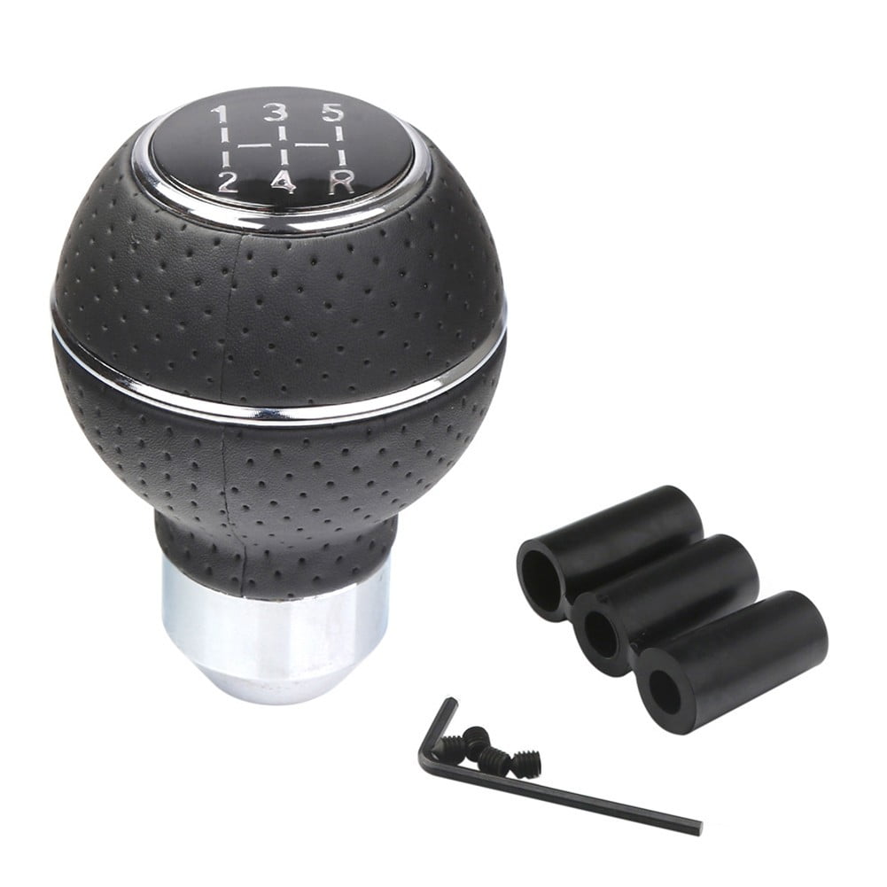5 Speed Aluminum Manual Gear Shift Knob Head Shifter Lever - Walmart.com