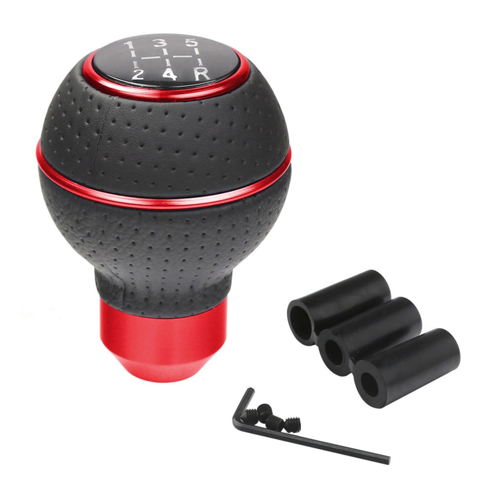 5 Speed Aluminum Manual Gear Stick Shift Knob Head Shifter Lever ...