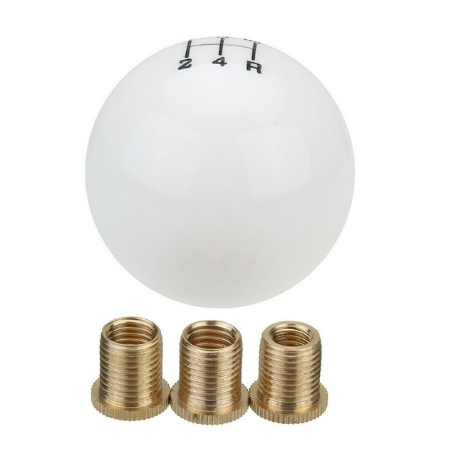 5 Speed Car MT Manual Round Ball Gear Shift Knob Shifter Lever Auto ...
