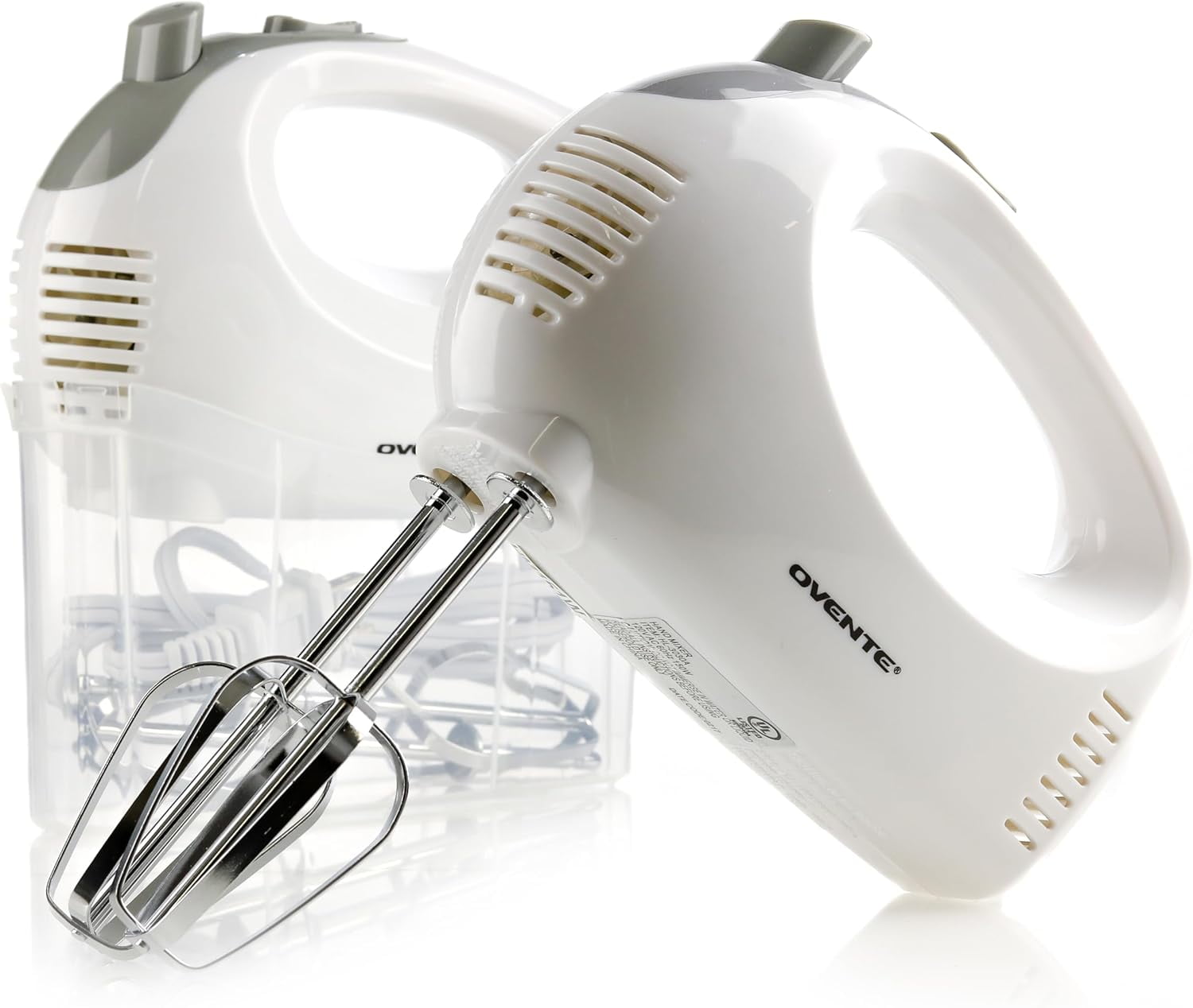 5-Speed Electric Hand Mixer with Stainless Steel Mixing Whisk, Snap-On ...