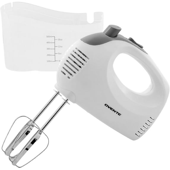 5-Speed Electric Hand Mixer with Stainless Steel Mixing Whisk, Snap-On ...