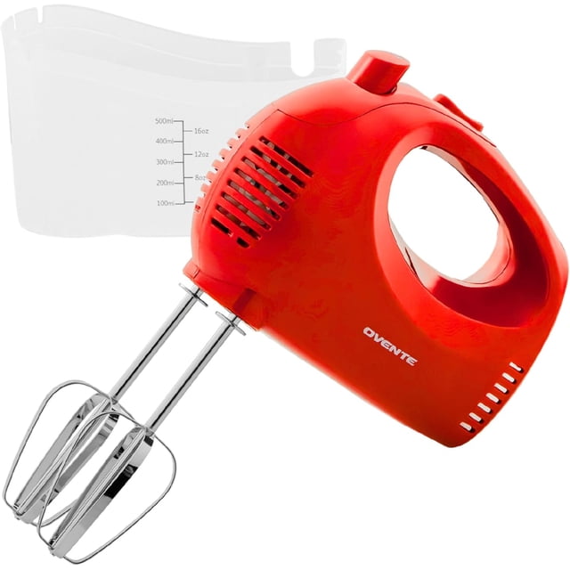 5-Speed Electric Hand Mixer with Stainless Steel Mixing Whisk, Snap-On ...