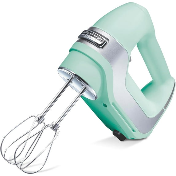 5-Speed Electric Hand Mixer with Snap-On Storage Case, QuickBurst ...